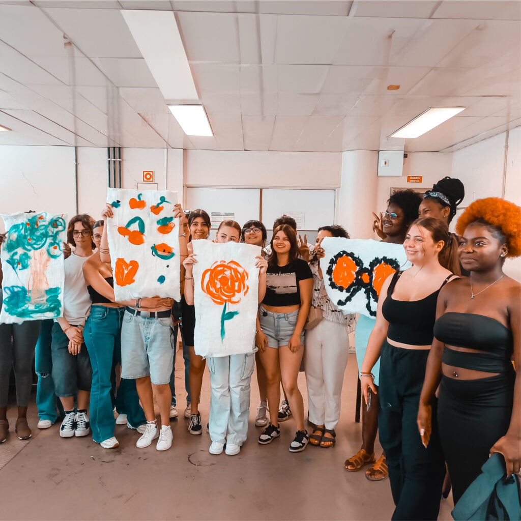 Visita dos alunos da Escola Profissional Cenatex - DET